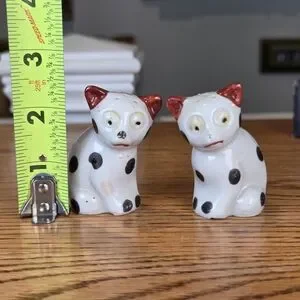 Accents | Vintage Midcentury Spotted Sad Dog Salt Pepper Shakers Kitsch ...